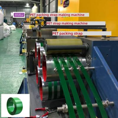 China PET strapping machine 9-25mm PET strap manufacturing machine  using 100% recycled materials for sale