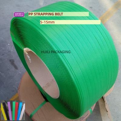 China 5mm PP strapping belt transparent PP packaging belt made from 100% recycled materials for sale