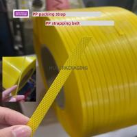 China Automatic PP strapping belt 12 mm PP packaging strap for automatic strapping machines for sale