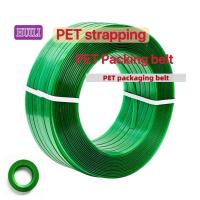 China High-strength 9-25mm PET strapping PP PET bundling belt for pneumatic strapping machines for sale