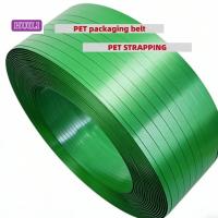 China PET Packaging Strap 9–25 mm PET Strapping PET packaging belt with Embossed or Smooth Surface for sale