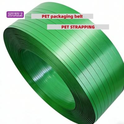 China PET Packaging Strap 9–25 mm PET Strapping PET packaging belt with Embossed or Smooth Surface for sale