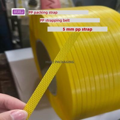 China 5-19 mm polypropylene PP strapping belt automatic PP PET strap for high-speed packaging machines for sale