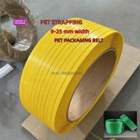China PP PET strapping 12mm High tensile strength PET strapping belt with  for Handheld strapping machine for sale