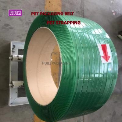 China PET plastic steel belt 9-25mm PET packaging PET strapping belt UV-resistant safe and environmentally friendly for sale
