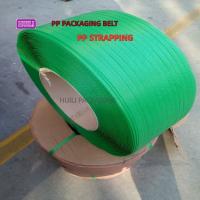 China 9-16mm PET Strapping Green PP PET Packaging Belt with Strong Impact Resistance for sale