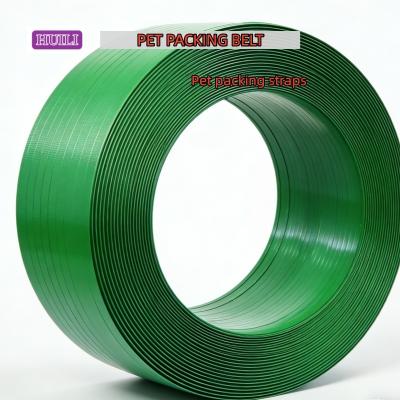 China 9-16mm PET Strapping Green PP PET Packaging Belt with Strong Impact Resistance for sale
