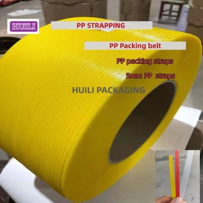 China PET PP Strapping 12mm Transparent PP Packing Straps with Fully automatic packaging machine for sale