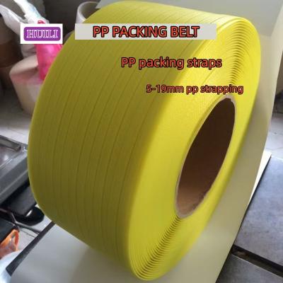 China 5mm Polypropylene PP Strapping Belt PET PP packing straps for High-Speed Packaging Machines for sale