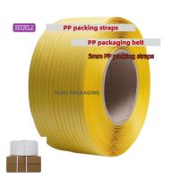 China PP polypropylene material packing straps PP packing strapping for automatic strapping machines for sale