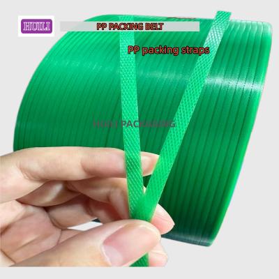 China PP polypropylene material packing straps PP packing strapping for automatic strapping machines for sale