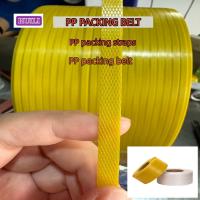 China PP polypropylene material packing straps12mm transparent PP packing belt for automatic strapping machines for sale