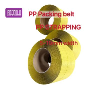 China Polypropylene PP strapping belt 11mm PET PP strapping straps for high-speed packaging machines for sale