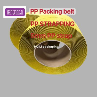 China Transparent Polypropylene PP strapping belt 11mm PET PP strapping straps for high-speed packaging machines for sale