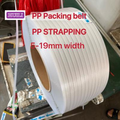 China 11mm PP Packing Straps PP PET packaging belt PP strapping strap for high-speed packaging machines for sale