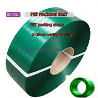 China High-speed PET strapping 19mm PET packaging strap for pneumatic strapping tools for sale