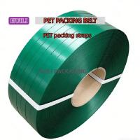 China PET plastic strap 16mm PET packaging PET strapping belt for Hand-held strapping tool for sale