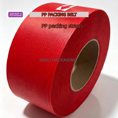 China 15mm PP Packing Straps Transparent PP PET packaging belt PP strapping strap for high-speed packaging machines for sale