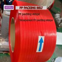 China Transparent PP strapping belt 11mm automatic PP packaging strap ultra-thin PP binding strap for sale
