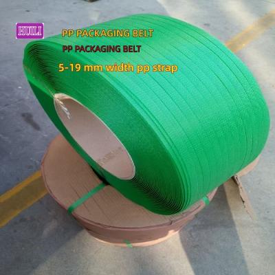 China 100% polypropylene PP strapping 5mm eco-friendly PP packing belt for automatic strapping machines for sale