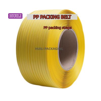 China Transparent 12mm Ultra-thin PP Strapping Belt for Automatic Packaging Machines for sale