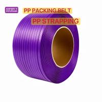 China PP Strapping Belt High Tensile Polypropylene PP Packing Strap for Brick Tile Stone Bundling for sale