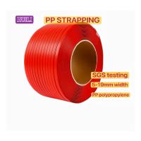 China PP Strapping Belt High Tensile Polypropylene PP Packing Strap for Brick Tile Stone Bundling for sale
