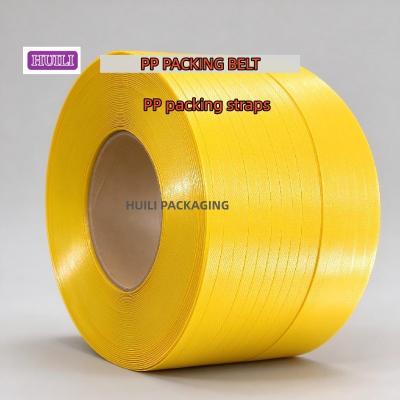 China Embossed PP Packing Belt Custom Printed PP Polypropylene Strapping for Branding Carton Bundling for sale