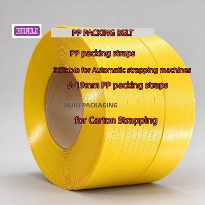 China PP Strapping belt transparent 12mm Polypropylene Strapping for Automatic Strapping Machines for sale