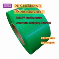 China PP strapping White 12mm polypropylene strapping for automatic strapping machine for sale