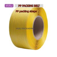 China PP packing belt transparent 5mm strapping high-speed strapping 100% recycled PP strapping for sale