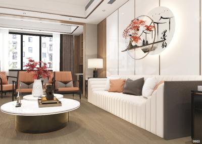 China Synchronized Luxury Vinyl Click Flooring EIR Water Resistant Rigid Core for sale