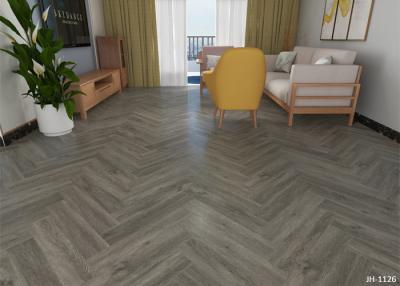 China EIR Texture SPC Flooring Herringbone Formaldehyde Free Living Room for sale