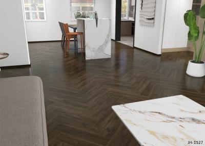 China 5-8mm Herringbone SPC Flooring Sound Insulation 5-8mm for sale