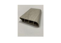 China PVC Skirting Board 2400x60x12mm Moisture Resistant SPC Flooring Accessory for Apartment for sale