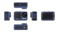 China Real 4k Sports Ultra Hd Dv Wifi Action Camera Waterproof 20m Dual Screen Action Camera for sale