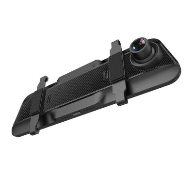 China IPS 1080P Dashboard Camera 9.66 Inches 1440P Mirror Dashboard Camera Big Screen GPS Supported for sale