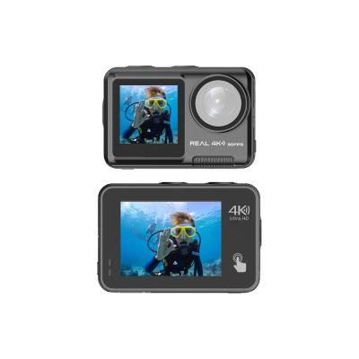 China 4K Ultra HD Action Camera with 2 Displays 5 Meters Body Waterproof WiFi Sports Cam for sale