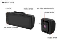 China 30fps 170 Degree Wide Angle Dash Camera Night Vision G Sensor Car Camera Driving Video Recorder for sale