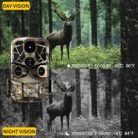 China IP56 Waterproof Night Vision Trail Camera 3 PIR Sensors 4k Wildlife Infrared Outdoor Camera for sale