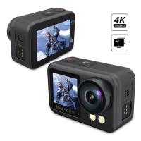 China Waterproof Action Sports Camera Small 4K 60FPS 720P 240FPS WiFi Dual Screen Mini for sale