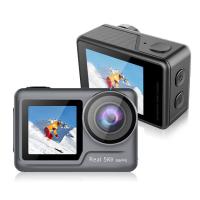 China Real 4K FA07A 1080P Sports Camera Wifi Action Camera Outdoor Dual Screen For Diving for sale