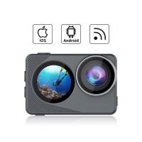 China Real 4K 60fps 4K Ultra HD Action Camera Dual Screen 30M Waterproof Sport Camera FM07 for sale