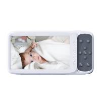 China 5inch Health Indoor Night Vision Baby Monitor 1500MA Battery Built In Mic for sale