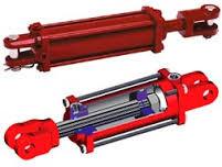 China Double Acting  Low Unit price Tie Rod Hydraulic cylinder  For Agricultural use for sale