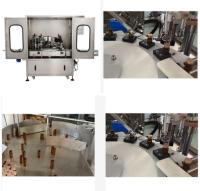 China 1.5KW Automatic Bottle Filling And Capping Machine 18~35 Bottles / Min for sale