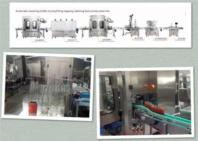 China Food Grade Sauce Filling Capping And Labeling Machine No Leakage No Pollution for sale