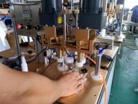 China Multifunction 4 Wheel Screw Capping Machine For Plastic Bottles for sale