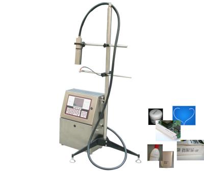 China PLC 12mm Print Detect Adjustment Ink Spray Code Machine for sale