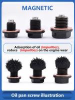 China Magnetic Oil Pan Drain Bolt Plug M14x1.5 M12x2.25 for AC SCHNITZER X6 E71 SUV 08-14 for sale